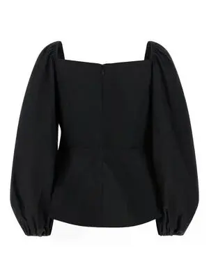 Carolina Herrera Puff-sleeve Top