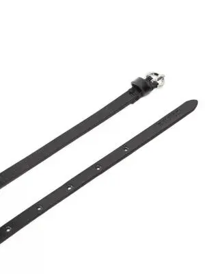 Pinko Circular-plaque Leather Belt