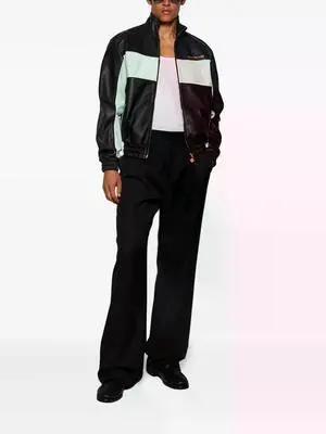 Casablanca Panelled Leather Jacket