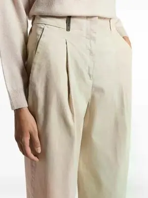 Peserico Pleated Cropped Trousers
