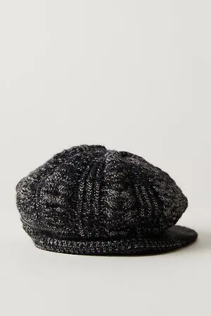 Free People Loui Sweater Cadet Hat - Black