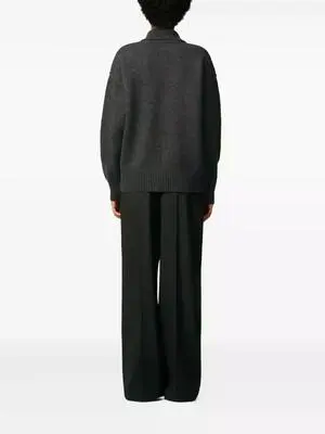 AMI Paris De Coeur Merino Wool Polo Shirt