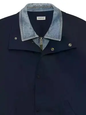 Simkhai Apollo Denim-collar Button Jacket
