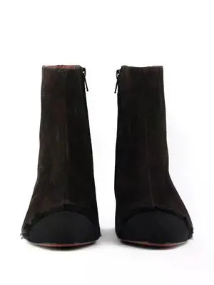 PAUL WARMER 60mm Fringed Toe-cap Booties