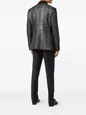 BILLIONAIRE Snakeskin-jacquard Blazer