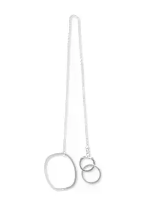 MAISON MARGIELA Chain Keyring - Silver