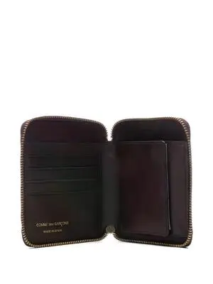 Comme Des Garçons Zip-around Leather Wallet - Brown
