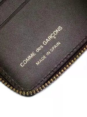 Comme Des Garçons Zip-around Leather Wallet - Brown