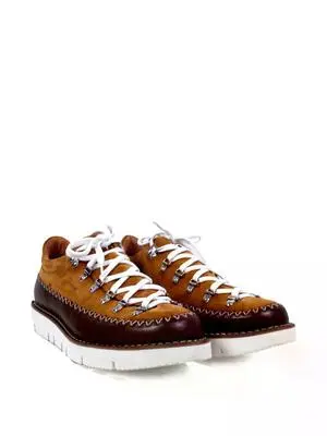 FRACAP Leather Lace-up Boots
