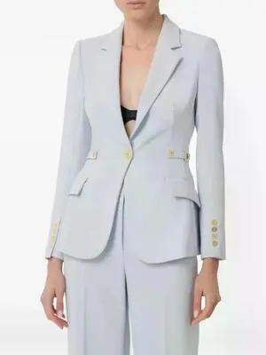 Elisabetta Franchi Single-breasted Cinched Blazer