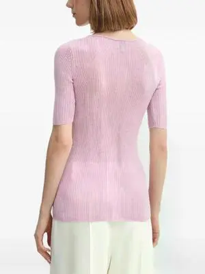 HERSKIND Short Sleeve Knitted Top