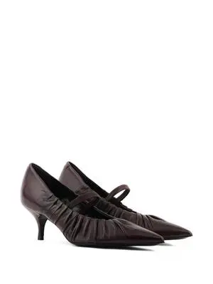 PAUL WARMER 60mm Vendome Pleated Pumps