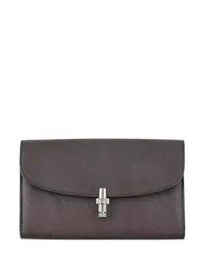 THE ROW Sofia Clasp-fastening Continental Wallet - Brown