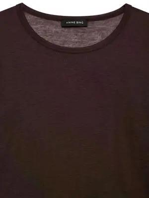 ANINE BING Sylvie Long-sleeve T-shirt - Brown