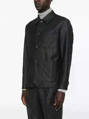 Barena Venezia Button-fastening Patch-pocket Jacket - Grey