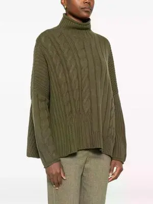 Eric Bompard Cable-knit Turtleneck Sweater