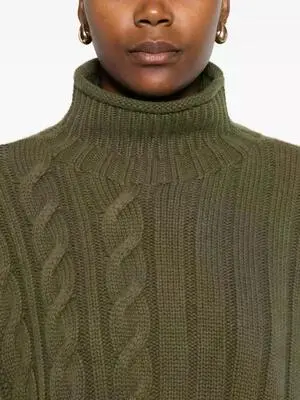 Eric Bompard Cable-knit Turtleneck Sweater