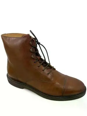 Brunello Cucinelli Lace-up Cap-toe Boots