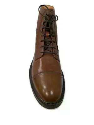 Brunello Cucinelli Lace-up Cap-toe Boots