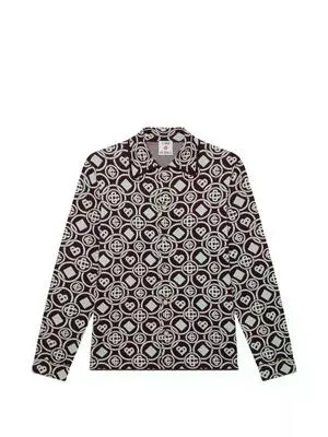 Casablanca Monogram Button Shirt - Red