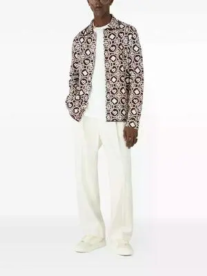 Casablanca Monogram Button Shirt - Red