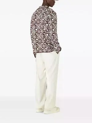 Casablanca Monogram Button Shirt - Red
