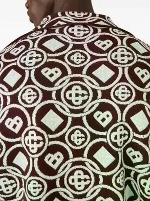 Casablanca Monogram Button Shirt - Red