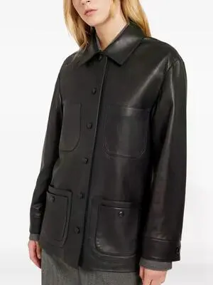 Ports 1961 Button-fastening Leather Jacket
