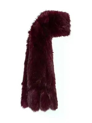 Remain Birger Christensen Faux-fur Scarf - Red