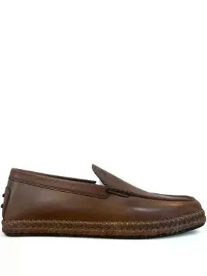 TOD'S Leather Moccasin Loafers