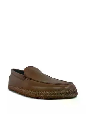 TOD'S Leather Moccasin Loafers
