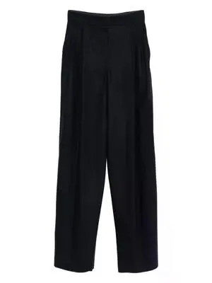 Emporio Armani Pleated Trousers - Black