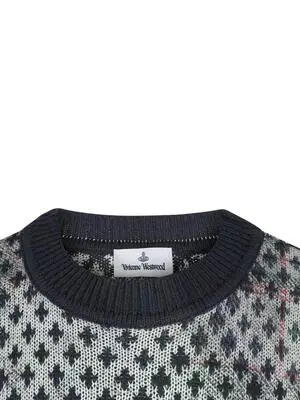 VIVIENNE WESTWOOD Checked Houndstooth Sweater
