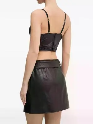 Hugo Belted Zip-front Mini Skirt