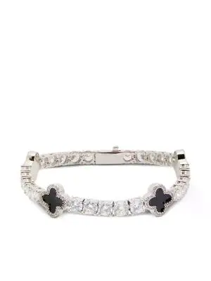 CERNUCCI Motif Clover Tennis Bracelet