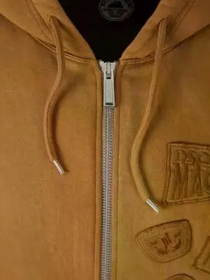 Dsquared2 Logo-patch Zip-up Hoodie