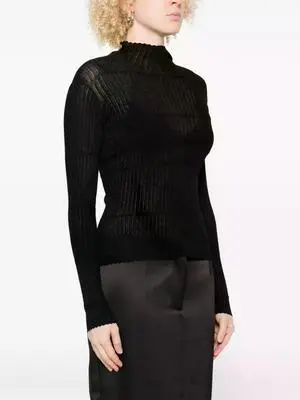 Emporio Armani Rib-knit High-neck Sweater
