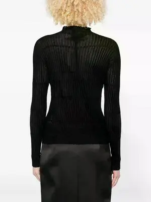 Emporio Armani Rib-knit High-neck Sweater