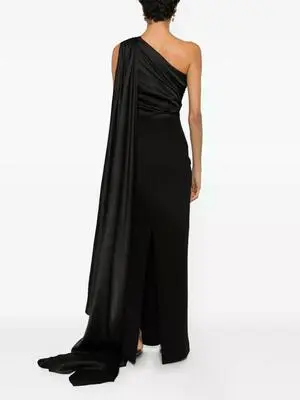 Solace London Yeva Gown - Black