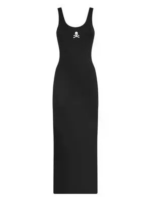 Philipp Plein Skull-motif Midi Dress - Black