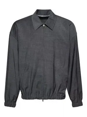 Alexander Wang Checked Zip-up Bomber Jacket