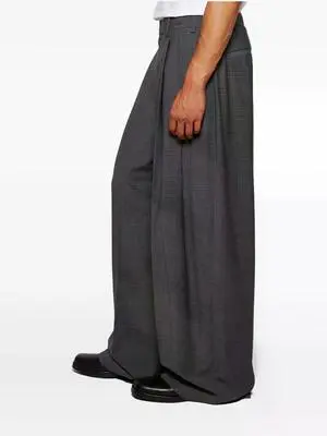 Alexander Wang Pleated Check-pattern Trousers