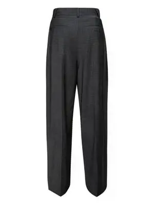 Alexander Wang Pleated Check-pattern Trousers