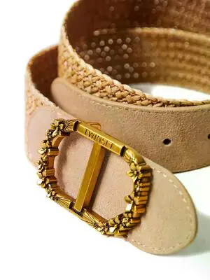 TWINSET Panelled Embellished Belt
