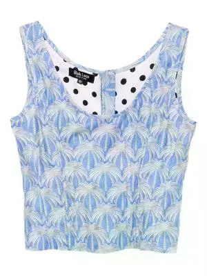 BLAKLACE Sleeveless Graphic Print Tank Top