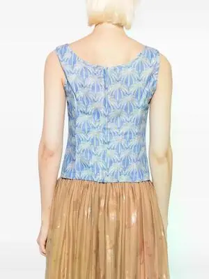 BLAKLACE Sleeveless Graphic Print Tank Top