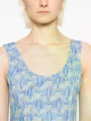 BLAKLACE Sleeveless Graphic Print Tank Top