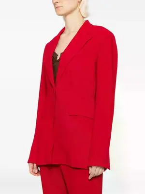 BLAKLACE Single-breasted Blazer - Red