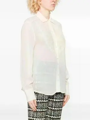 ERMANNO FIRENZE Embroidered Collar Shirt