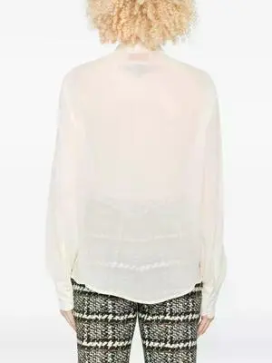 ERMANNO FIRENZE Embroidered Collar Shirt